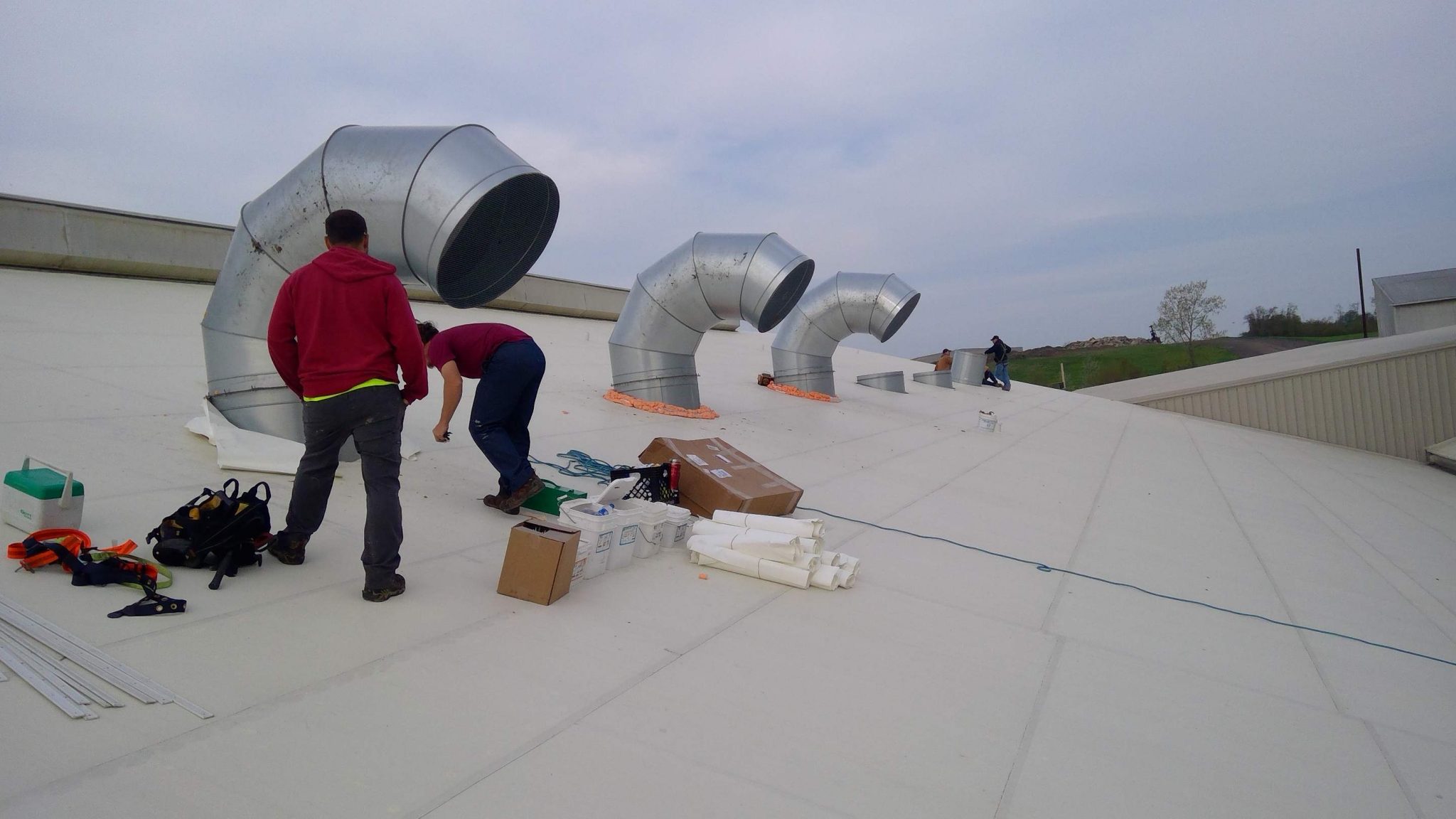 Crew In Action - DCA Roofing